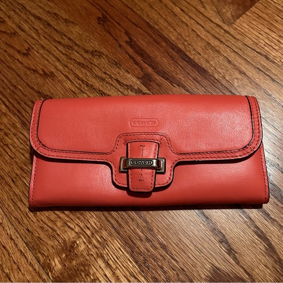 Coach | Bags | Coach Leather Wallet | Poshmark